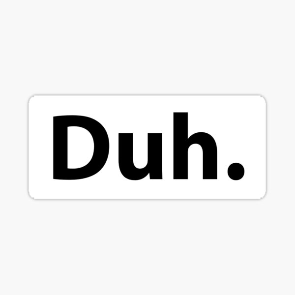 "Billie Eilish, Duh" Sticker for Sale by destroyyesterda | Redbubble
