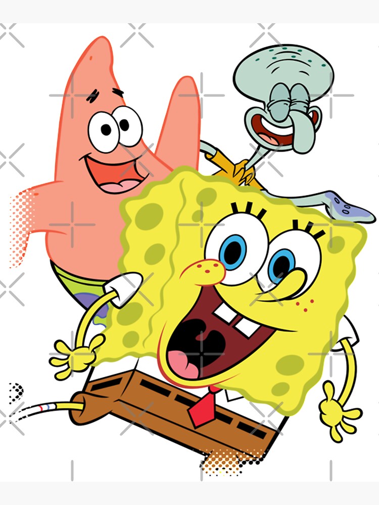 Spongebob Squarepants And Squidward And Patrick
