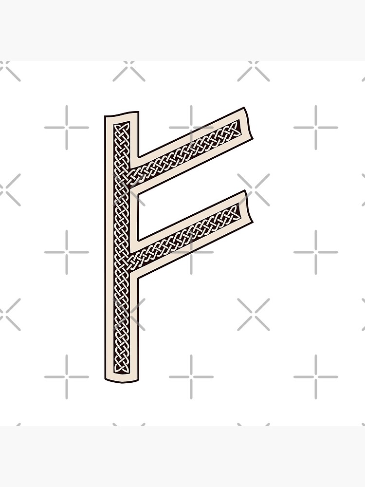 "Fehu Rune - Bone and Burnt Wood - Viking / Norse / Saxon Futhark Rune ...
