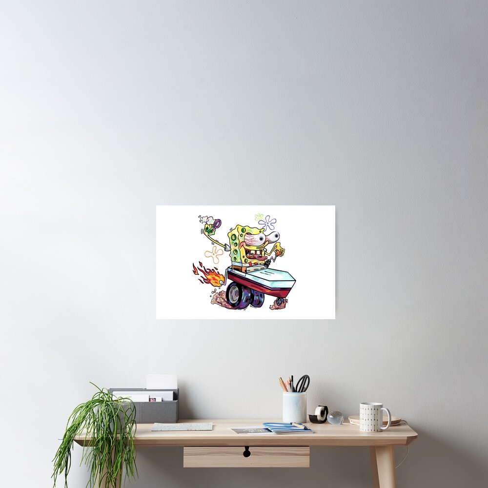 "SpongeBob Rat Fink" Poster for Sale by OliviaMolly | Redbubble