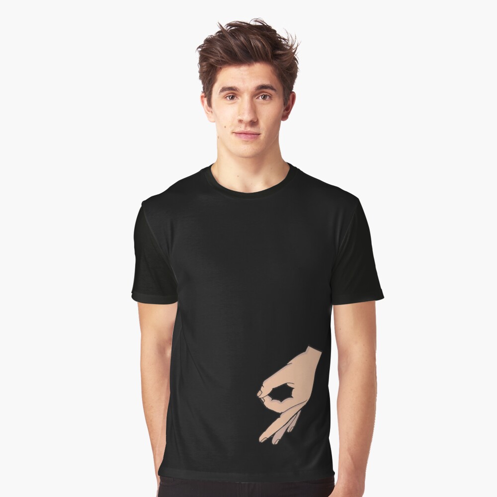 "Circle game hand funny gotcha meme Made You Look" Socks for Sale by ...