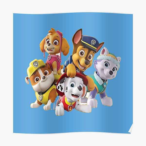 Paw Patrol Posters | Redbubble