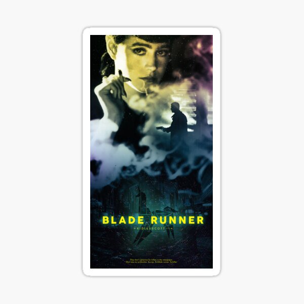 "Blade Runner - Movie Poster" Sticker by questitems | Redbubble
