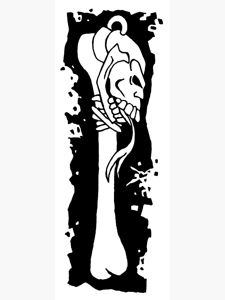 "Bone Face" Poster by MBridger | Redbubble