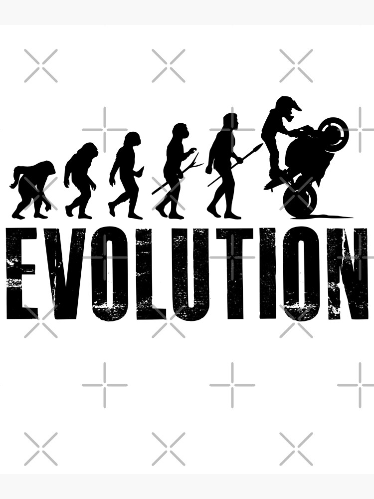 "Motorcycle Evolution" Poster for Sale by masterchaotic | Redbubble