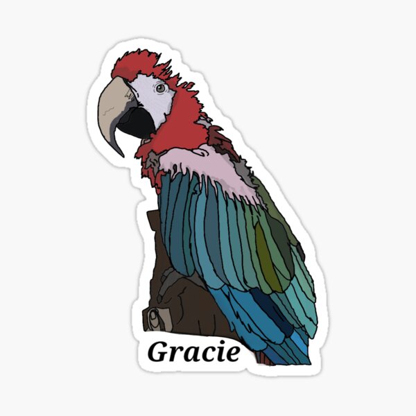 "Gracie" Sticker for Sale by Lina4969 | Redbubble