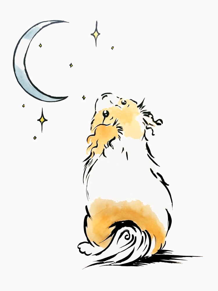 "Cute Funny Tibetan Spaniel (Tibbie) Design - Tibbie Wishes" T-shirt by ...