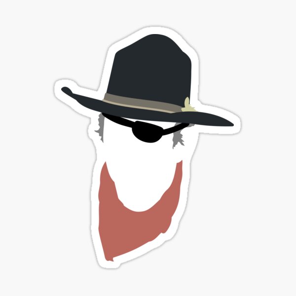 "The Duke" Sticker by muskitt | Redbubble