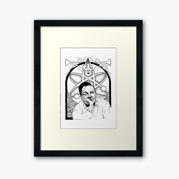 "Richard Feynman" Framed Art Print for Sale by mrjcorr | Redbubble