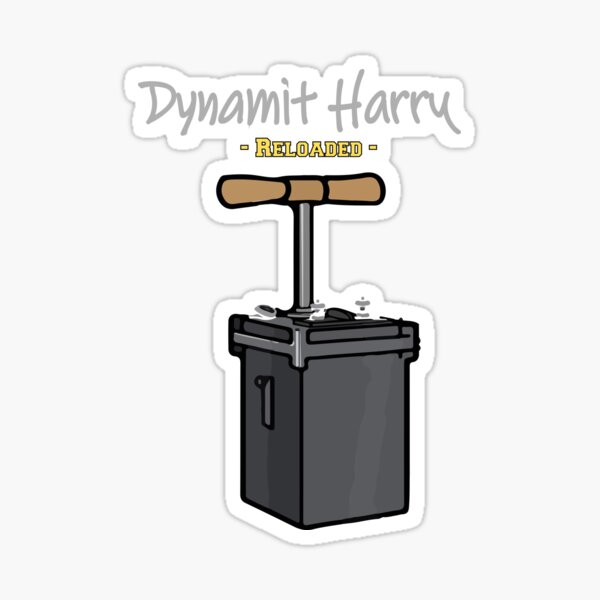 "Dynamite Harry Pyrotechnics Fireworks Pyro SFX" Sticker for Sale by ...