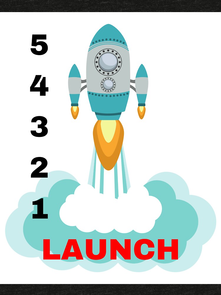 "5 4 3 2 1 LAUNCH, Mel Robbins: 5 Second Rule" T-shirt by mdhartt ...