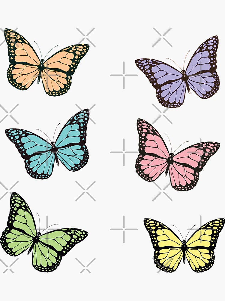 "Butterfly Pack" Sticker for Sale by sydneyw31 | Redbubble