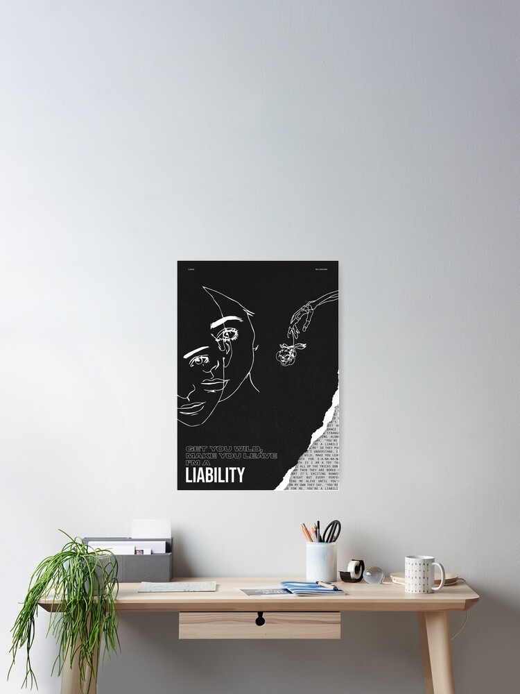 "lorde - liability poster" Poster by feli18 | Redbubble