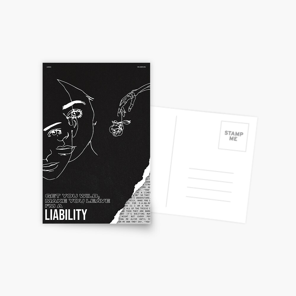 "lorde - liability poster" Poster by feli18 | Redbubble