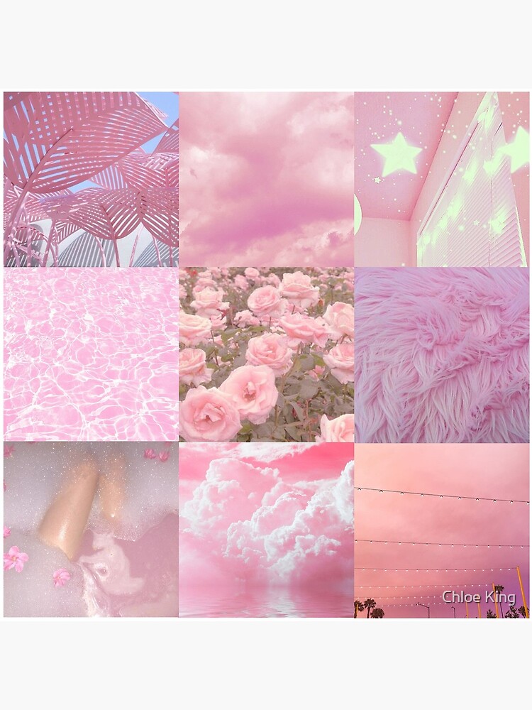 "Pink Mood Board 3" Poster for Sale by Mrs-Chloe-Dixon | Redbubble