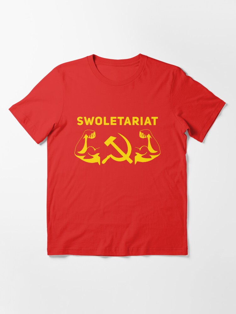 "Swoletariat Brocialist" Essential T-Shirt for Sale by Joepseudo ...