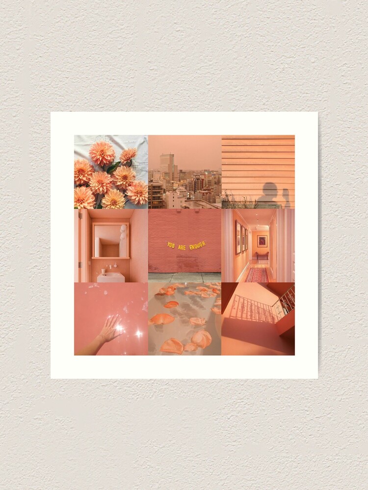 "Pink Mood Board 5" Art Print by Mrs-Chloe-Dixon | Redbubble