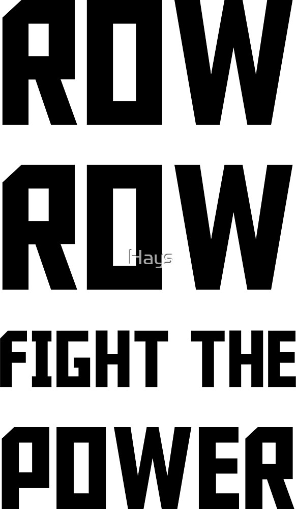 "Gurren Lagann - Row Row Fight the Power" by Hays | Redbubble