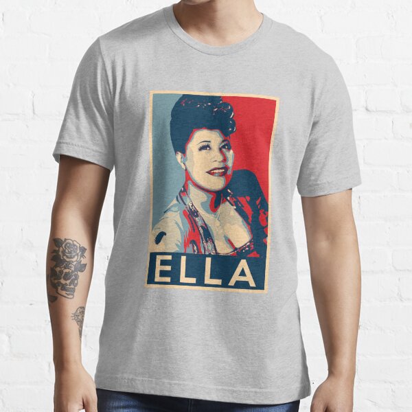 "Ella Fitzgerald Hope Poster - Sizes of Jazz History" T-shirt for Sale ...