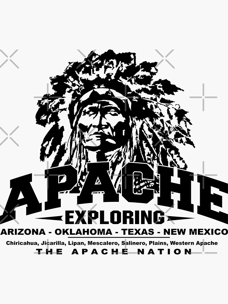 "The APACHE Nation" Sticker for Sale by comancha | Redbubble