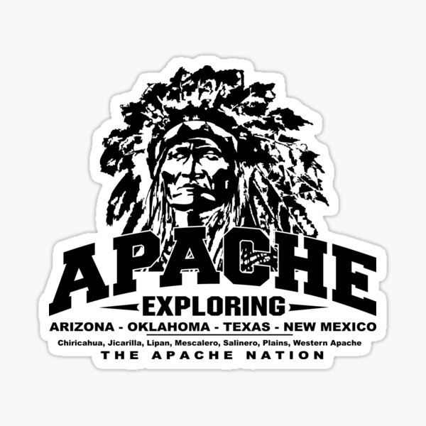 "The APACHE Nation" Sticker for Sale by comancha | Redbubble