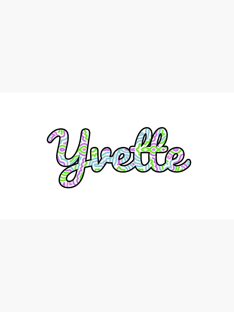 "Yvette Handwritten Name" Poster for Sale by inknames | Redbubble