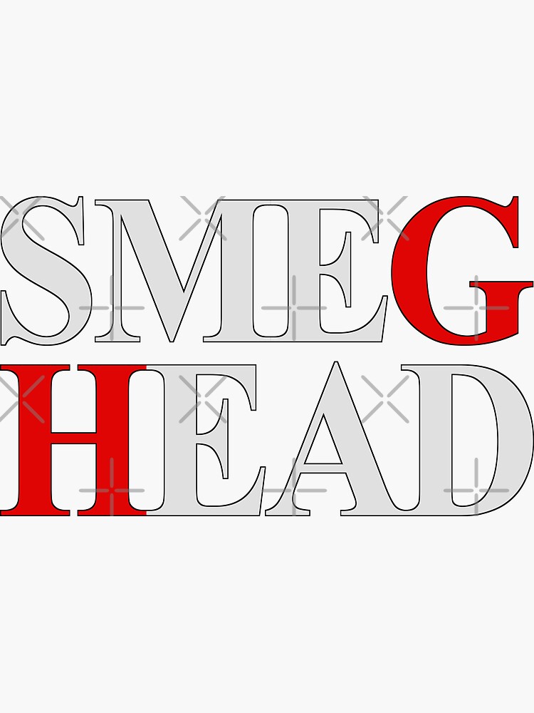 "SMEG HEAD" Sticker for Sale by PapaSquatch | Redbubble