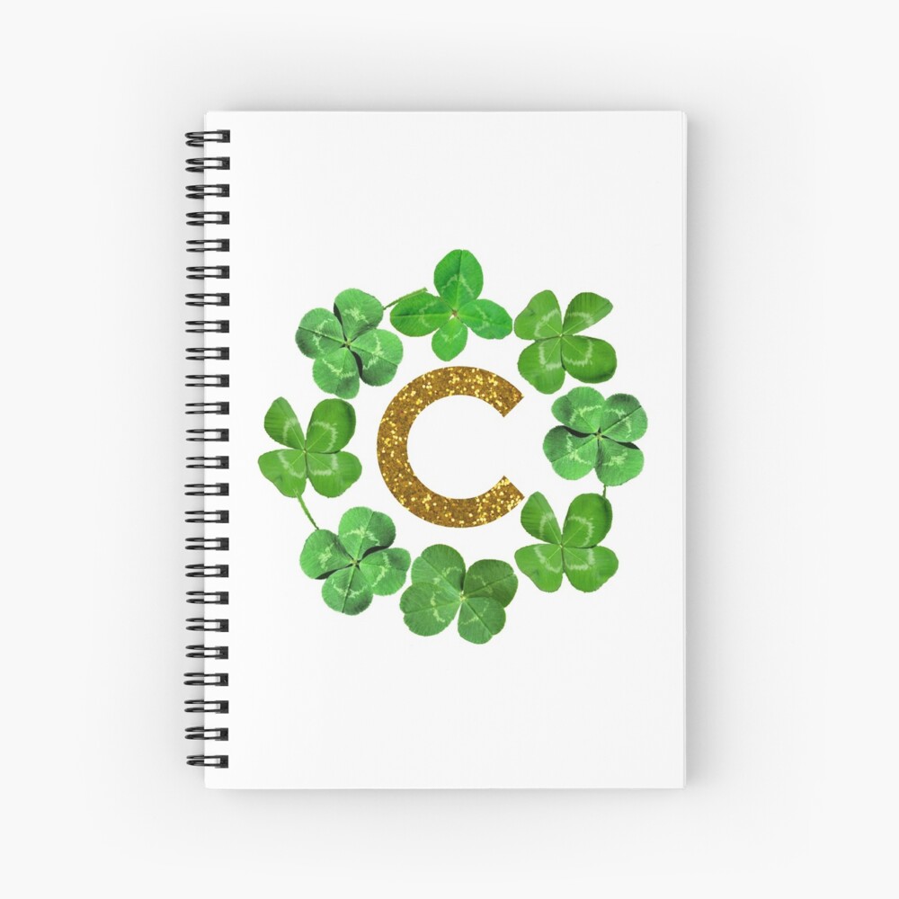 "Letter C ,lucky clover,st patricks day,shamrock, glitter,four leaf ...