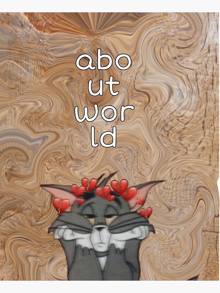 "World" Sticker for Sale by Yashwini | Redbubble