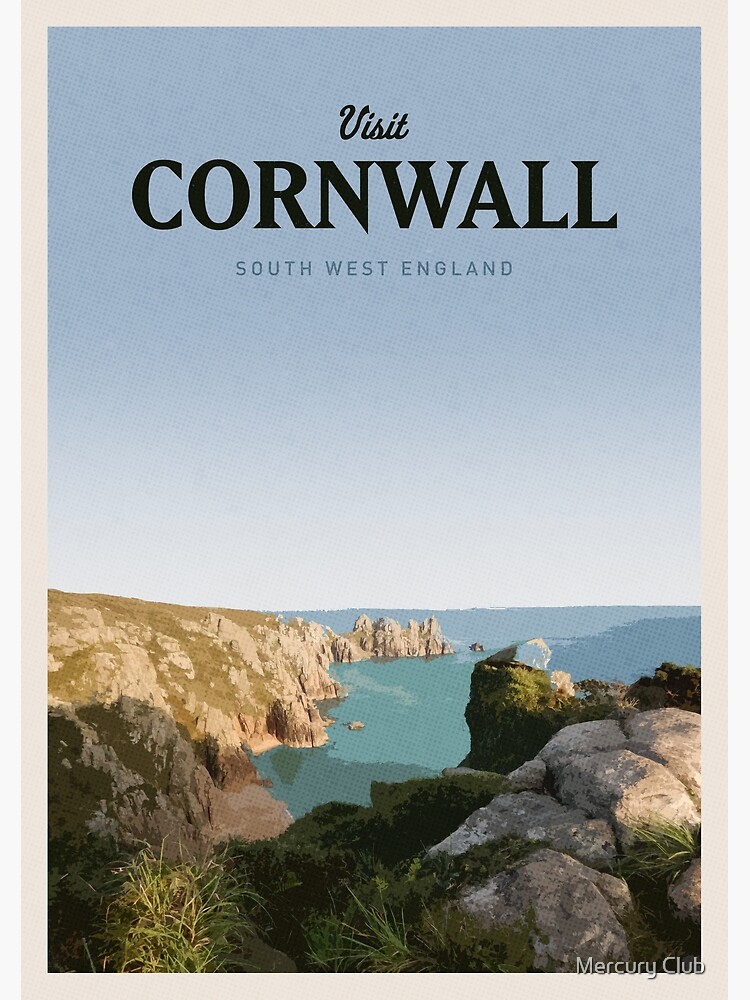 "Visit Cornwall" Poster by CallumGardiner | Redbubble