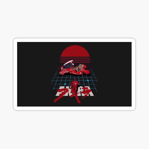 "Akira" Sticker for Sale by WorldWideTrash | Redbubble