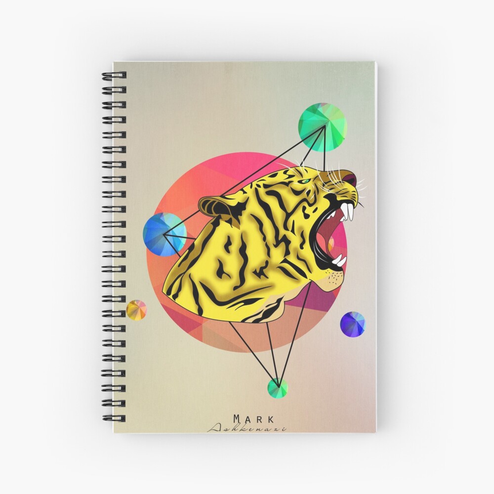 "tiger" Spiral Notebook for Sale by motiashkar | Redbubble