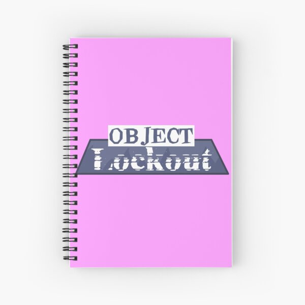 "Object Lockout Logo" Journal for Sale by wuggolo | Redbubble