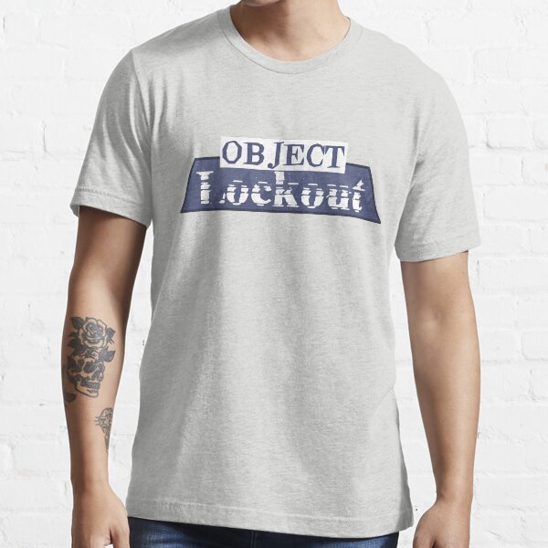 "Object Lockout Logo" T-shirt for Sale by wuggolo | Redbubble | object ...