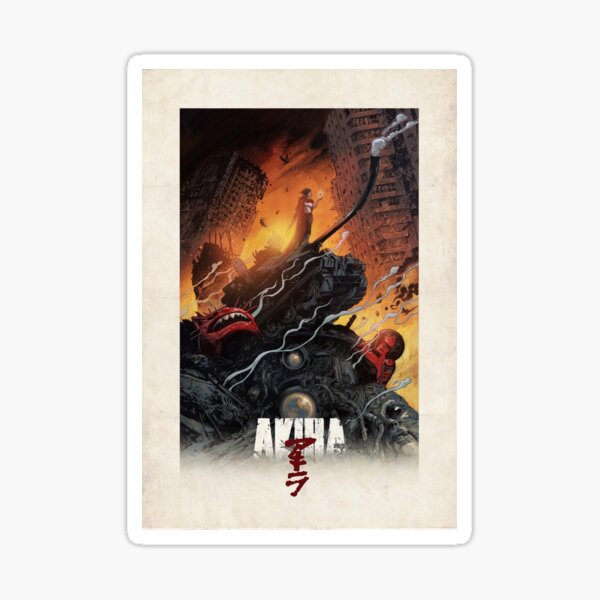 "Akira" Sticker for Sale by WorldWideTrash | Redbubble