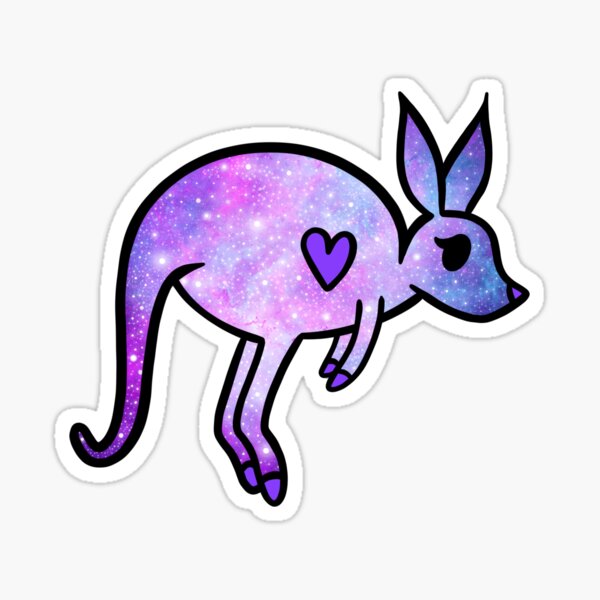 "Cute Cosmic Kangaroo" Sticker by MaiohaTawa | Redbubble