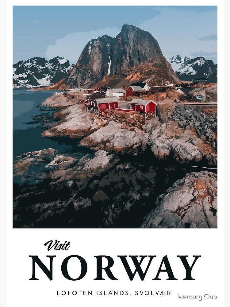 "Visit Norway" Spiral Notebook for Sale by CallumGardiner | Redbubble
