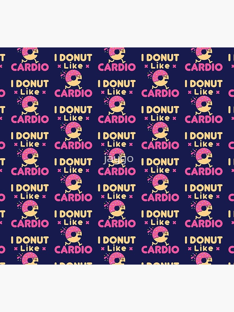 "I Donut Like Cardio Exercise Fitness Doughnut Pun" Socks for Sale by ...