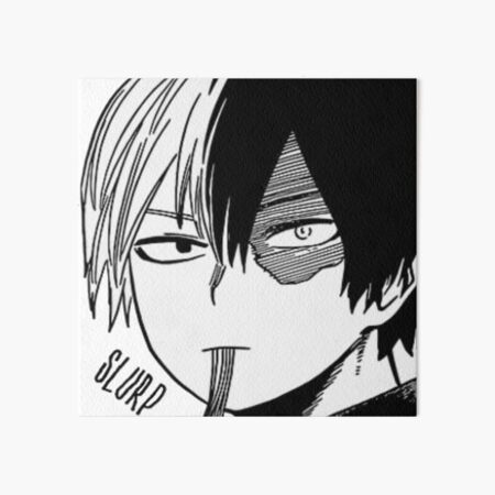 "Todoroki slurping Sticker" Art Board Print by ModMomo | Redbubble