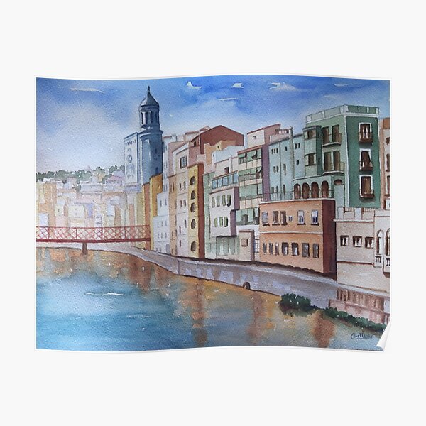"Girona" Poster for Sale by nuriaballtor | Redbubble