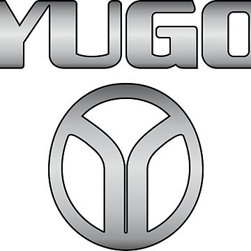 "Yugo " Sticker for Sale by BerksGraphics | Redbubble