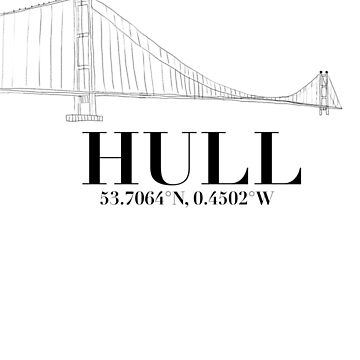 "Humber Bridge Sketch" Poster for Sale by SleepyGalDesign | Redbubble