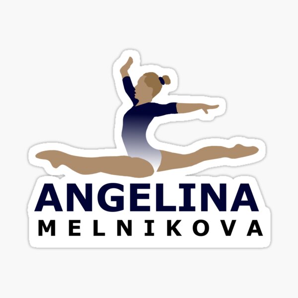 "Angelina Melnikova" Sticker for Sale by stillfiguring | Redbubble