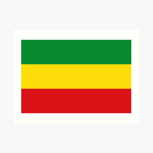 "Reggae Rastafari Flag" Art Print for Sale by Alma-Studio | Redbubble