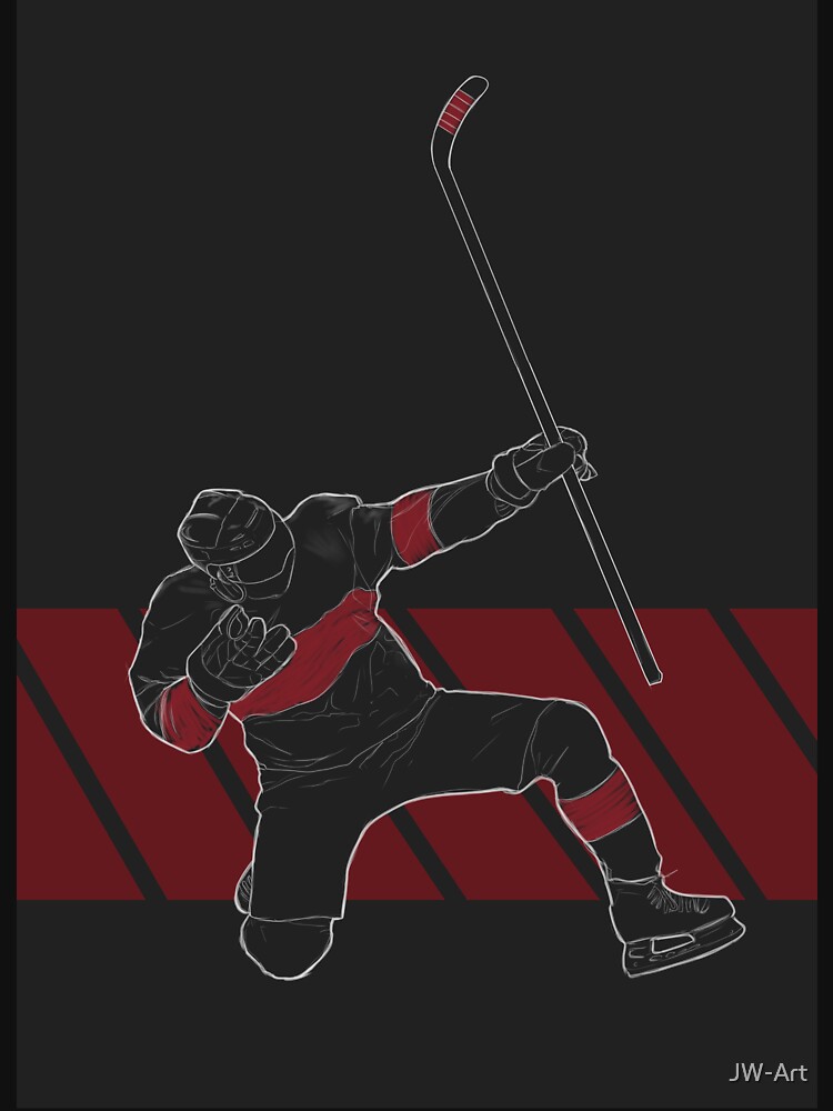 "Hockey Celly Red" T-shirt by JW-Art | Redbubble