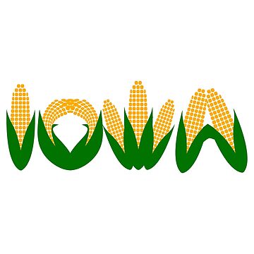 "Iowa Corn" Sticker for Sale by zsonn | Redbubble