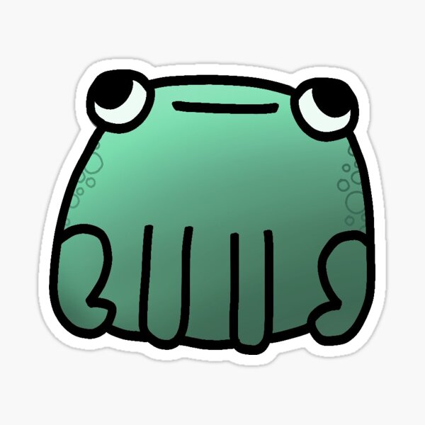 "Cute Japanese lucky frog" Sticker by Beakycheeky | Redbubble
