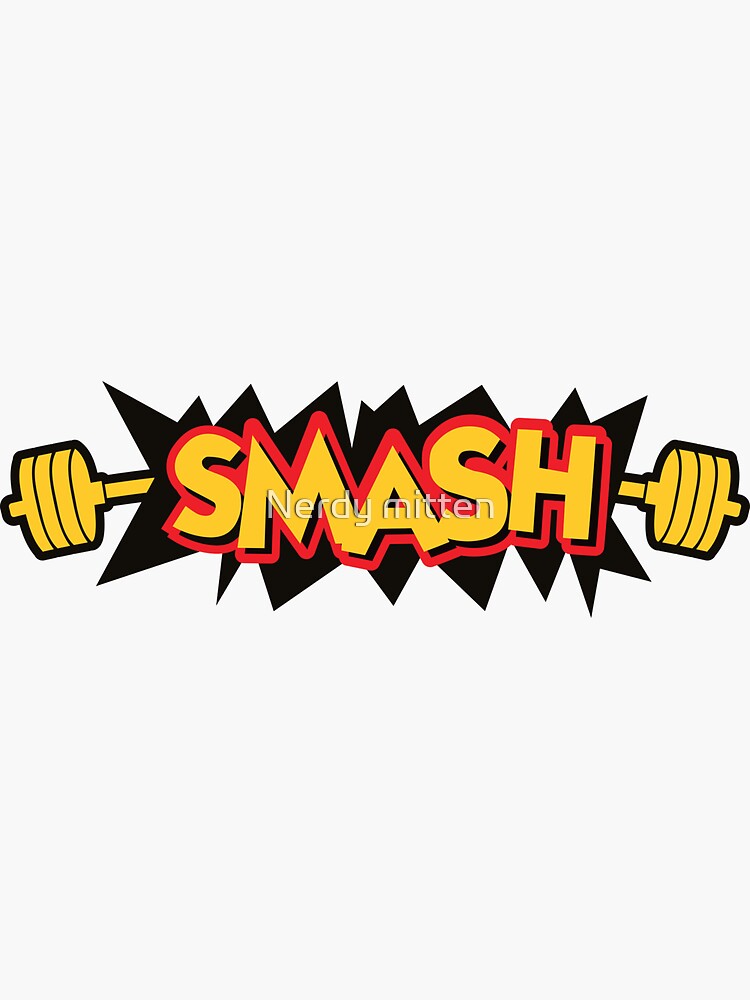 "Smash" Sticker for Sale by J31Designs | Redbubble