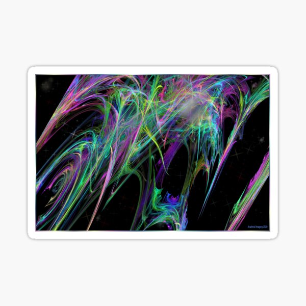 "'Cosmic Oil slick'" Sticker for Sale by ArachnidImagery | Redbubble