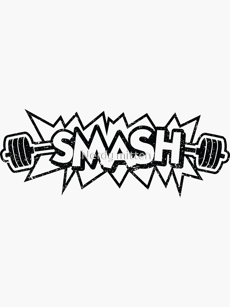 "Smash" Sticker by J31Designs | Redbubble